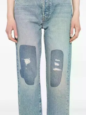 MOTHER High-waisted Hiker Hover Chew Jeans