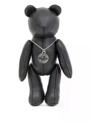 A BATHING APE Leather Bear - Black