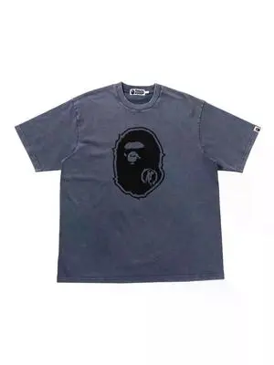 A BATHING APE Head Cotton T-shirt - Grey