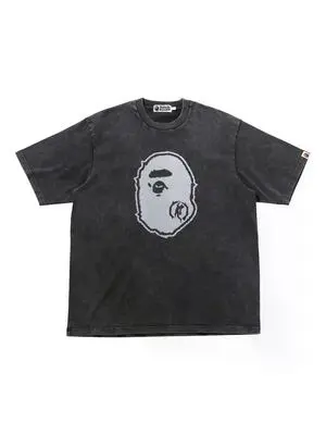 A BATHING APE Head Cotton T-shirt - Black