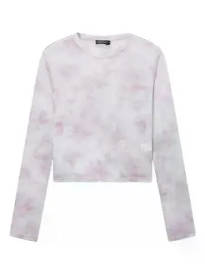 TOUT A COUP Tie-dye Cropped Top