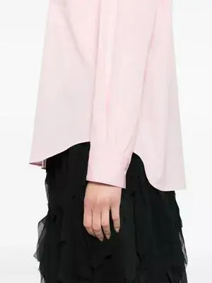 Comme Des Garçons Frill Collared Shirt - Pink