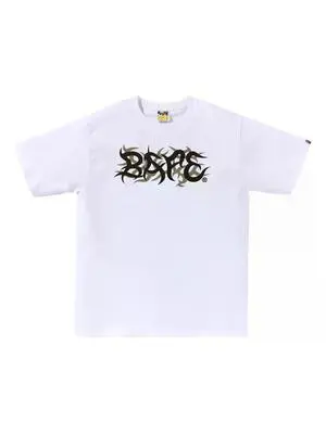 A BATHING APE Camo Logo-print T-shirt - White