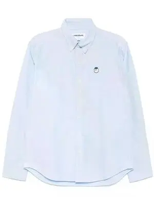 CHOCOOLATE Logo-patch Shirt - Blue