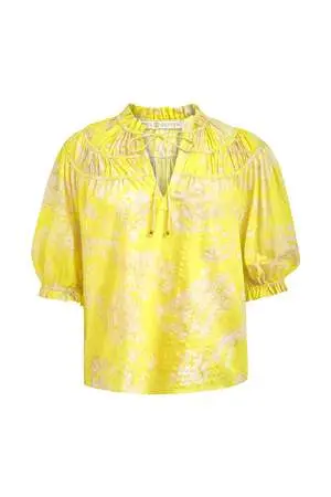 MARIE OLIVER Finley Top - Honeysuckle