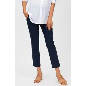 PIETRO BRUNELLI Slim Fit Crop Pants - Blue