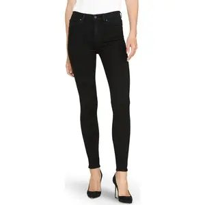Hudson Jeans Barbara High-rise Super Skinny Supermodel Jean - Black