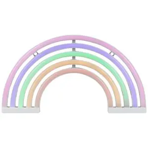 NORTHLIGHT Led Rainbow Neon Lighted Wall Art12" Mutlticolor - Multi
