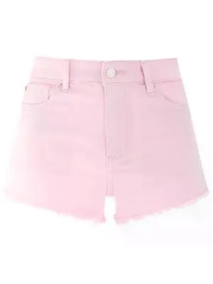 Armani Exchange Fringed Hem Denim Shorts