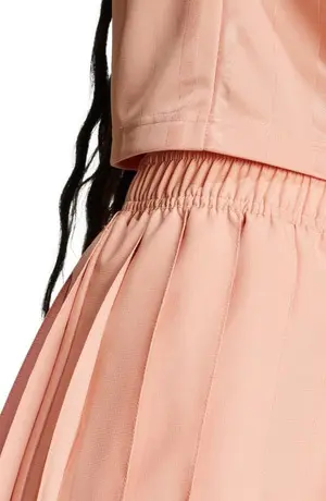 Adidas Tiro Pleated Mini Skirt - Ambient Blush