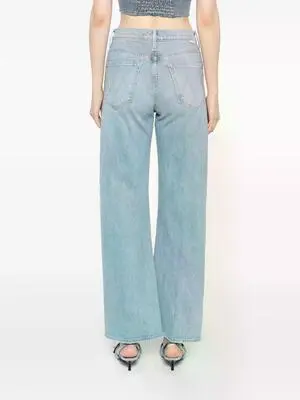 MOTHER Lil' Lasso Sneak Jeans - Blue
