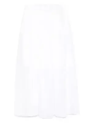 Iris Von Arnim Linen Midi Skirt