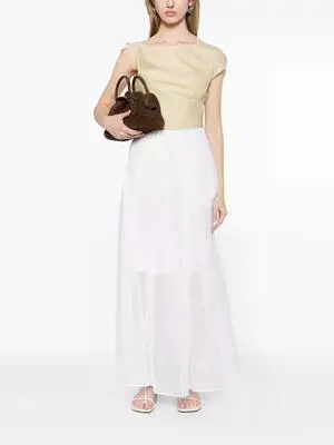 Iris Von Arnim Linen Midi Skirt