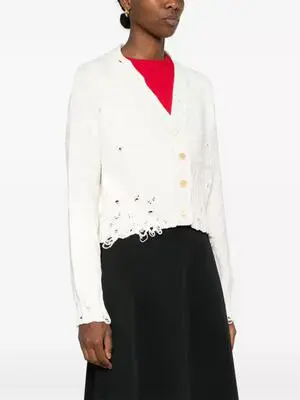Marni Patterned-jacquard Cardigan