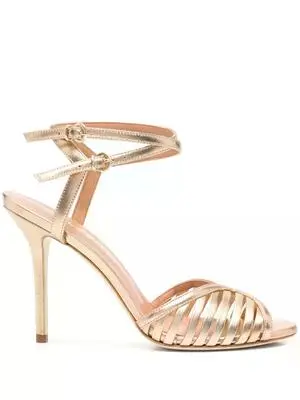 LELLA BALDI 10mm Metallic-effect Sandals