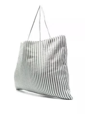 ALYSI Striped Tote Bag