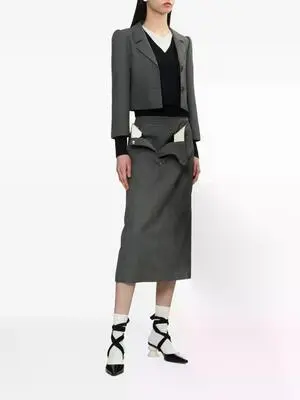 SHUSHU/TONG Layered Midi Skirt