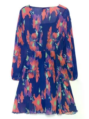 Hugo Floral-print Midi Wrap Dress