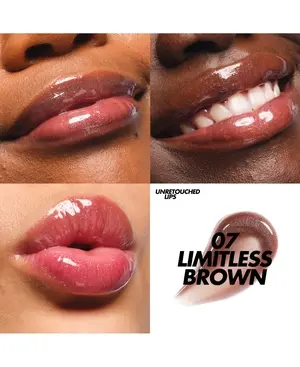 MAKE UP FOR EVER Super Boost Moisturizing Plumping Effect Lip Gloss - 07 - Limitless Brown - Chocolate With Co