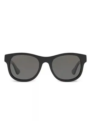 Gucci Web-stripe Sunglasses - Black