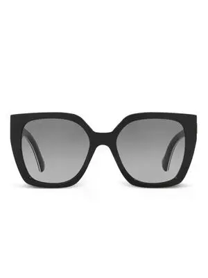 Gucci Butterfly-frame Sunglasses - Black