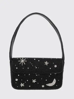 Staud Beaded Shoulder Bag - Black
