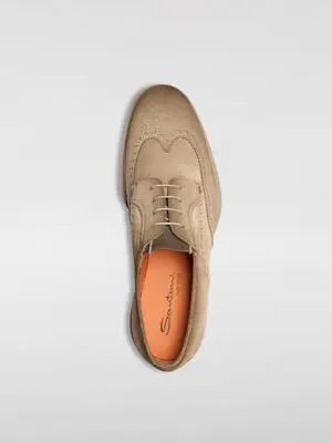 Santoni Wing Tip Brogue Shoes