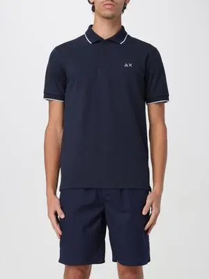 SUN 68 Polo Shirt Men Navy