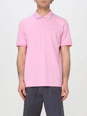 SUN 68 Polo Shirt Men Pink