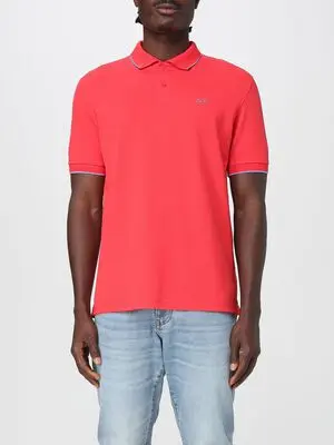 SUN 68 Polo Shirt Men Red