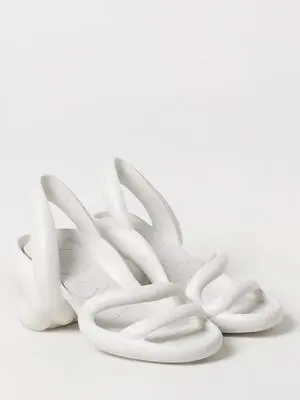 Camper Heeled Sandals - White