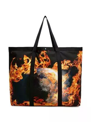 SKY HIGH FARM WORKWEAR Graphic Print Tote Bag