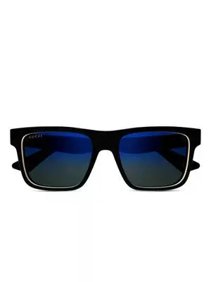 Gucci Rectangle-frame Sunglasses