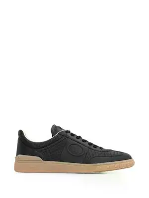 Valentino Garavani Upvillage Perforated Nappa Leather Low-top Sneakers - Black