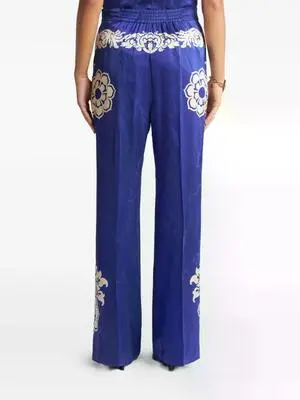 Etro Baroque Print Tapered Trousers