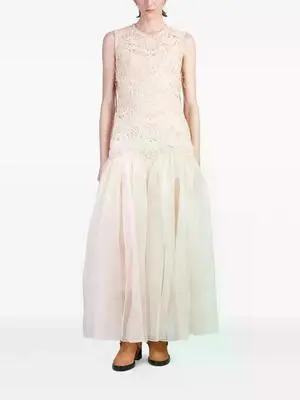 Zimmermann Illuminate Macramé Maxi Dress - Neutrals