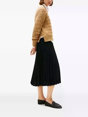 Tommy Hilfiger Pleated Midi Skirt