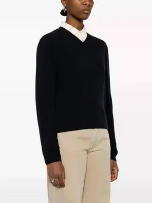 TOTEME Cashmere V-neck Sweater - Blue