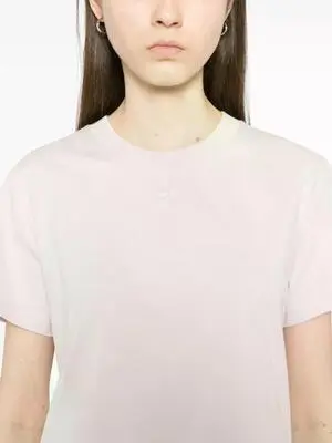 COURREGES Logo-embroidered T-shirt