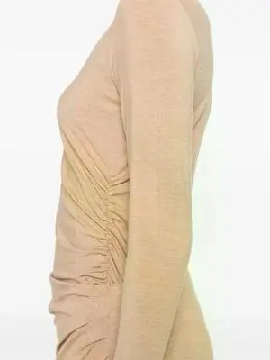 Vince Draped Crew-neck Top