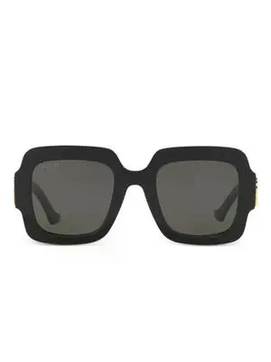Gucci Oversize-frame Sunglasses - Black