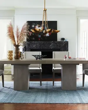 BERNHARDT Linea Dining Table - Greige