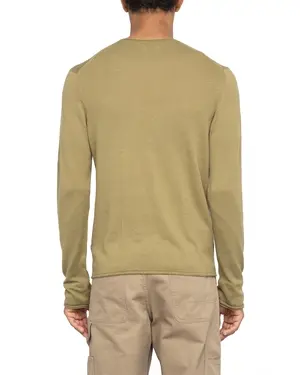 Zadig&Voltaire Signature Regular Fit Linen Henley - Olive