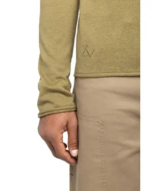 Zadig&Voltaire Signature Regular Fit Linen Henley - Olive