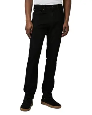 Paige Federal 30 Slim Straight Fit Jeans - Black Shadow