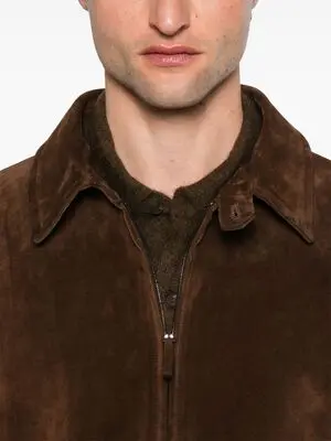 The Row Ronan Jacket - Brown | Editorialist