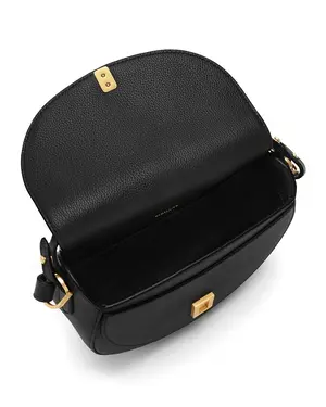DEMELLIER Siena Small Saddle Bag - Black