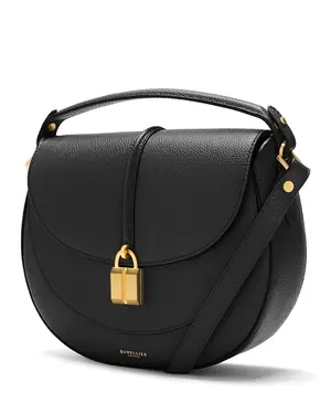 DEMELLIER Siena Small Saddle Bag - Black