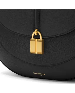 DEMELLIER Siena Small Saddle Bag - Black