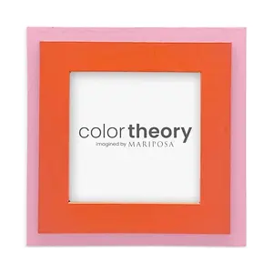 MARIPOSA Tiered Tangerine And Pink Frame, 4 X 4 - Tangerine Pink